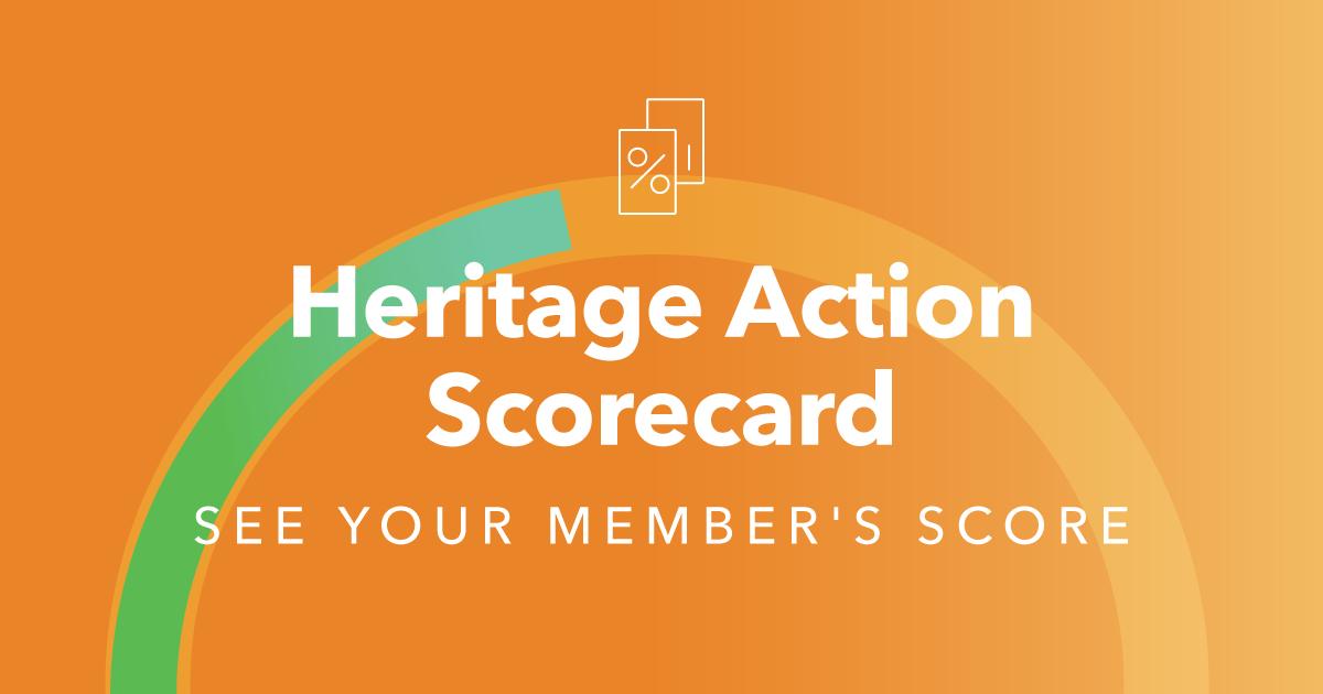 Scorecard 118 | Heritage Action For America